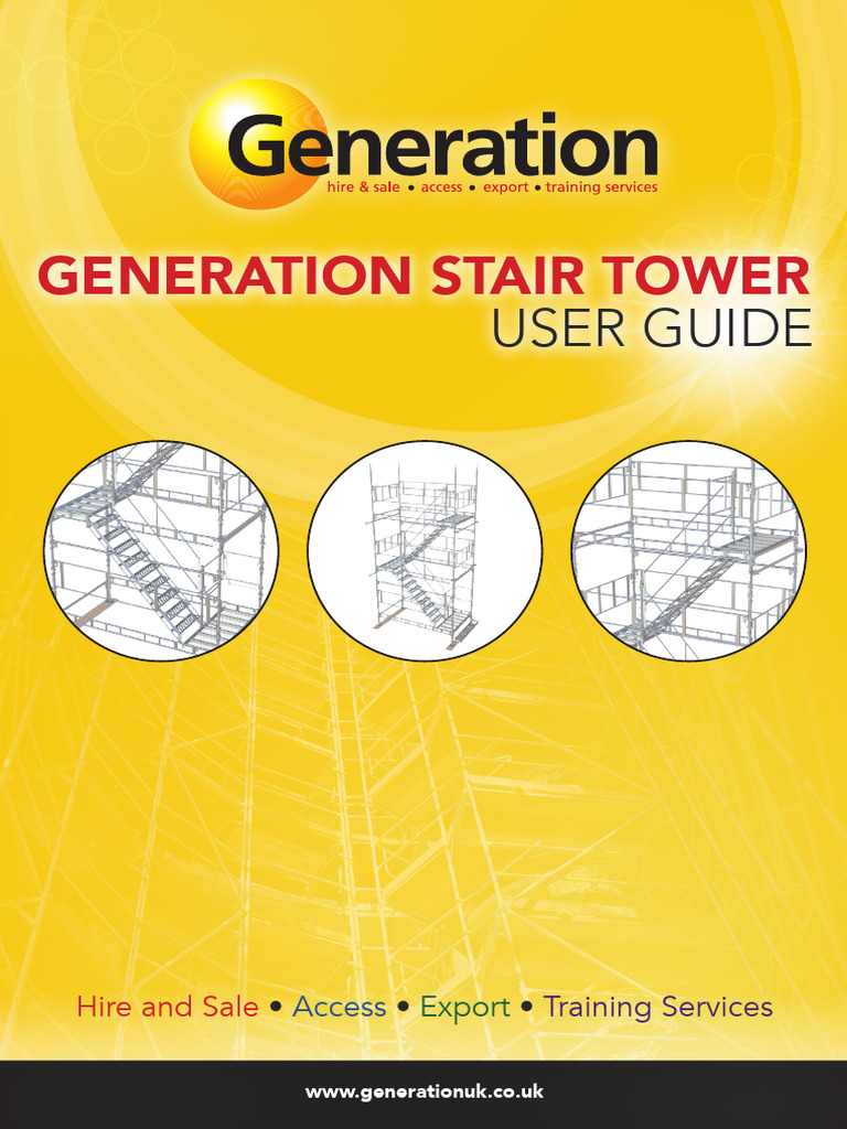 Generation Stair Tower User Guide 2016 FV | PDF | Scaffolding | Stairs