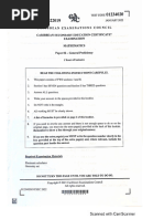 CXC Math Practice Booklet 2026 | PDF