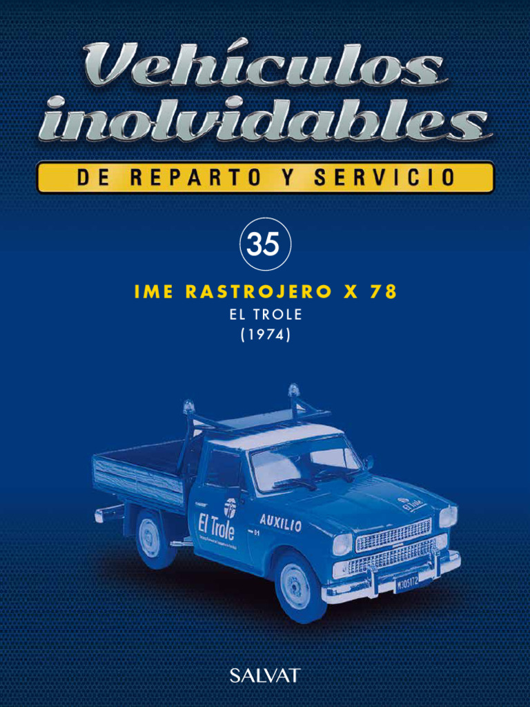 Fasiculo #35 Rastrojero STM Editorial Salvat | PDF