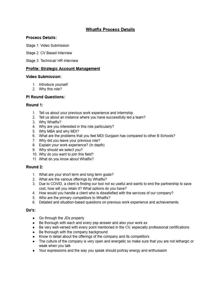 Whatfix Process Cheatsheet Pdf