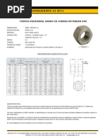 Tuercas ASTM A194 Grado 2H - Redica | PDF | Rieles | Metales de transición
