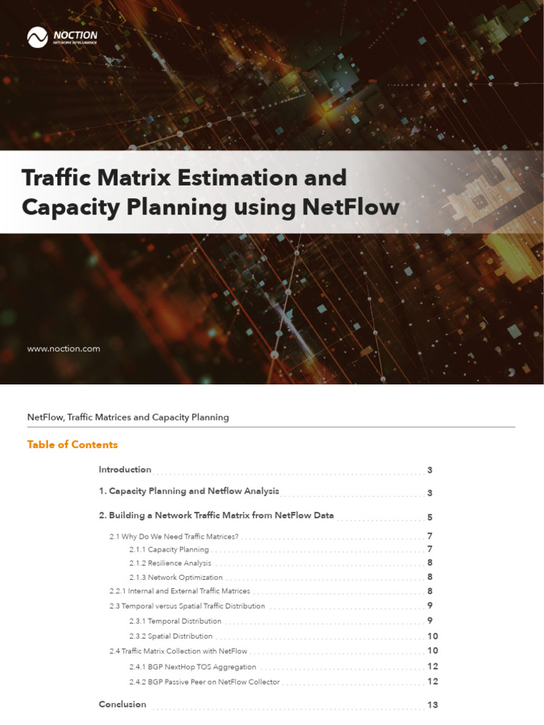 Network Capacity Planning | PDF | Internet Protocols | Router (Computing)