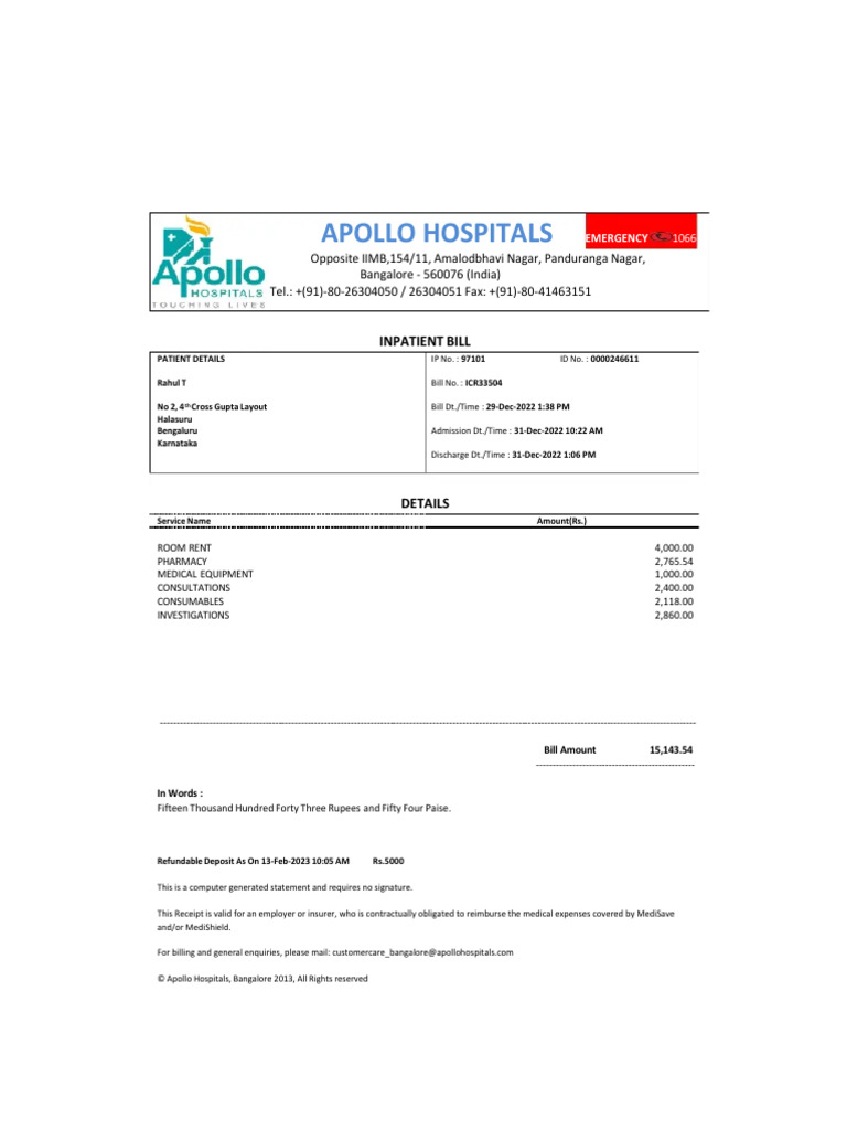 Apollo Hospitals | PDF