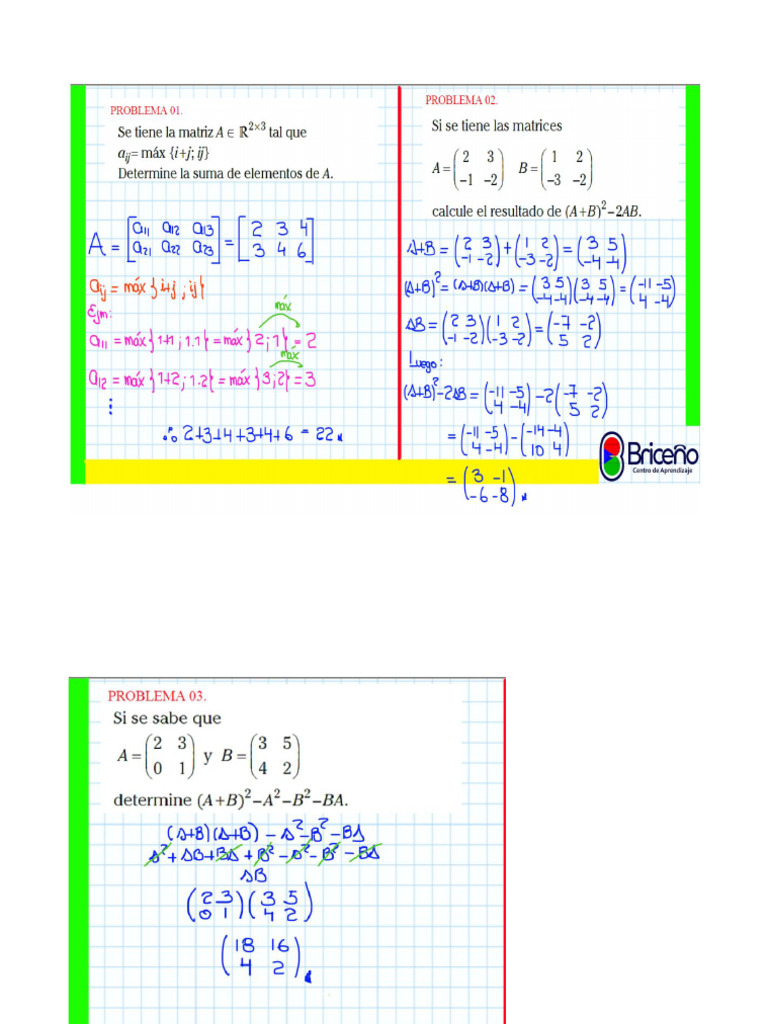 Sol Matrices | PDF