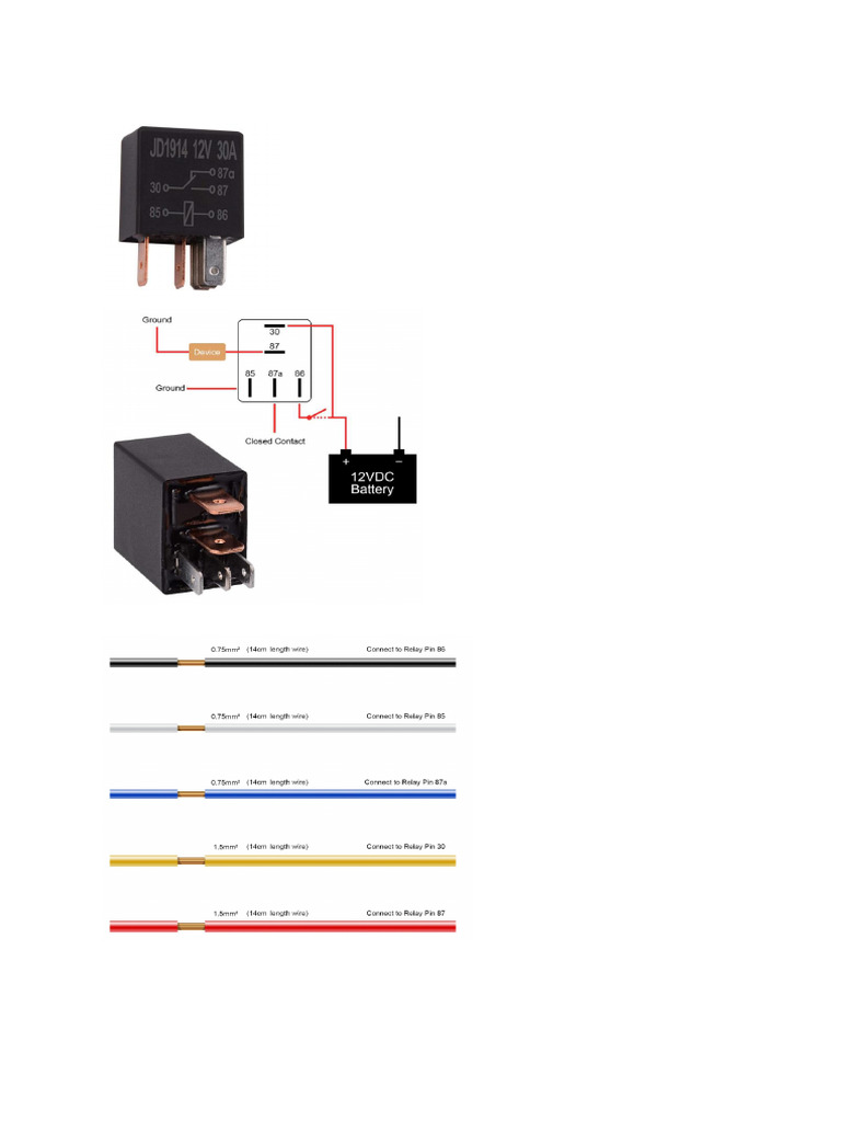 Schéma Raccordement Relais Buzzer | PDF