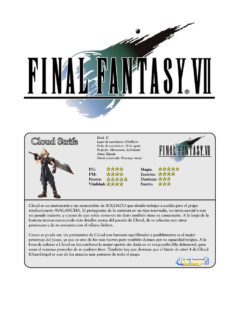 Guia Final Fantasy 7 | PDF