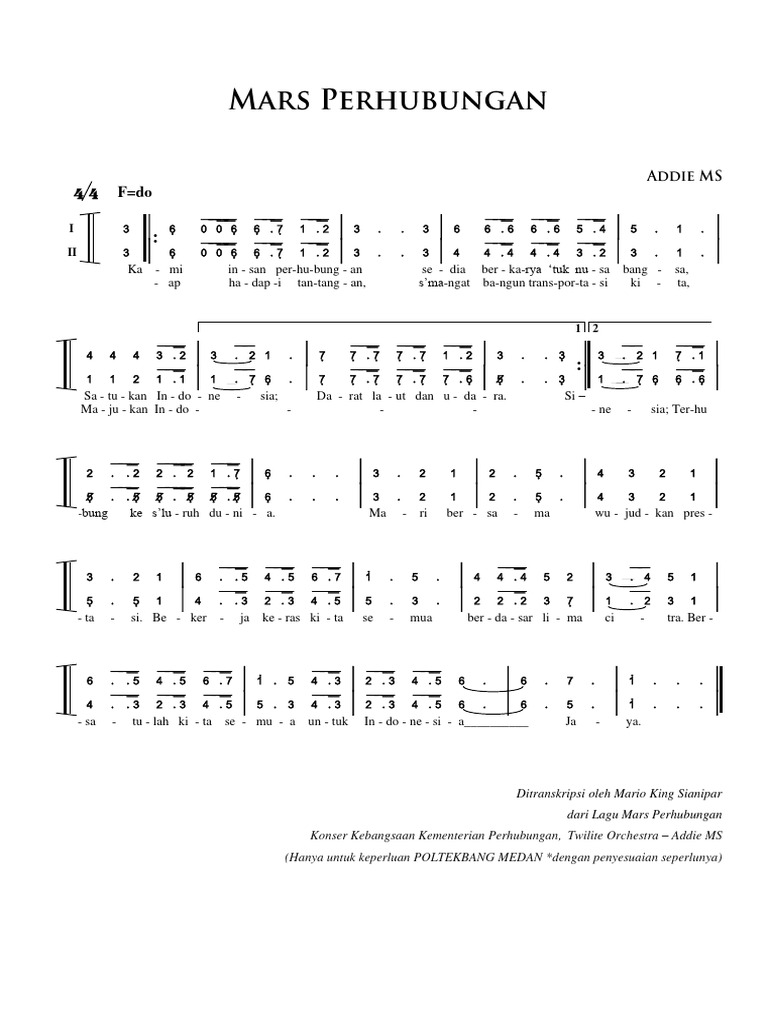 Mars Perhubungan | PDF