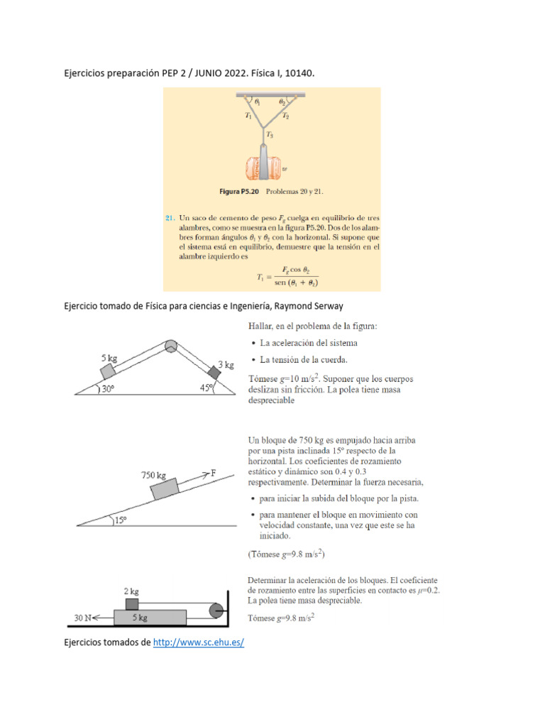 Ejercicios USACH | PDF