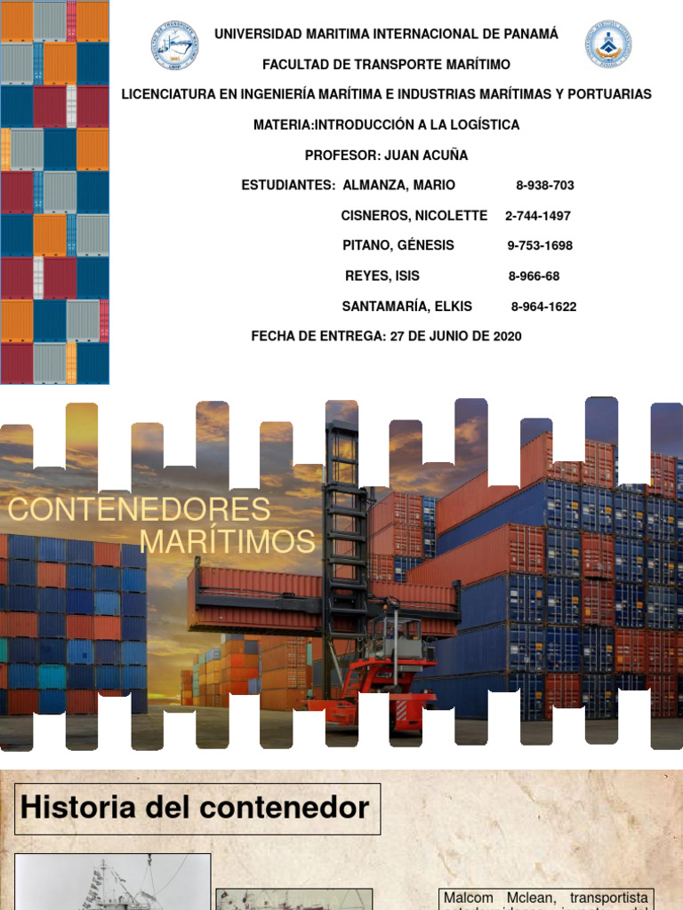 Contenedores Marítimos | PDF