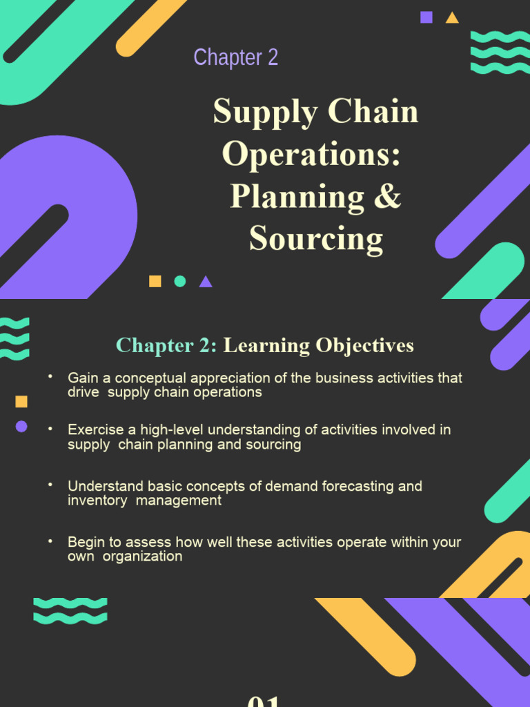 Supply Chain Planning and Sourcing Guide | PDF | Business
