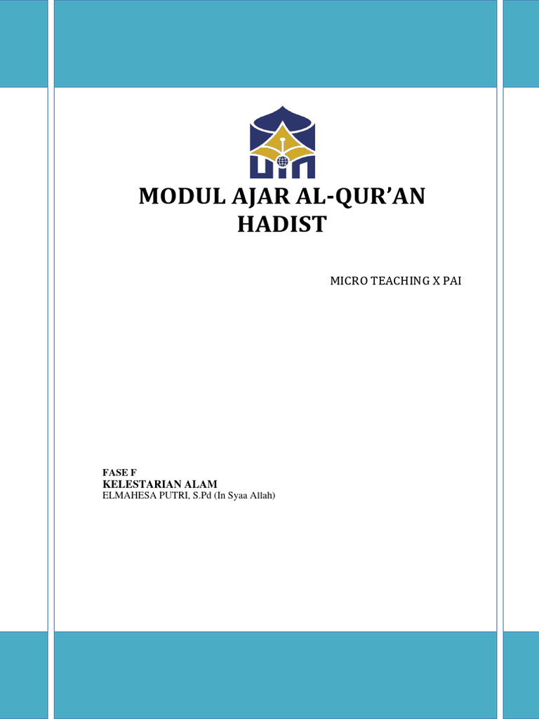 Modul Ajar-Qurdis Xii Ma - Elmahesa Putri | PDF