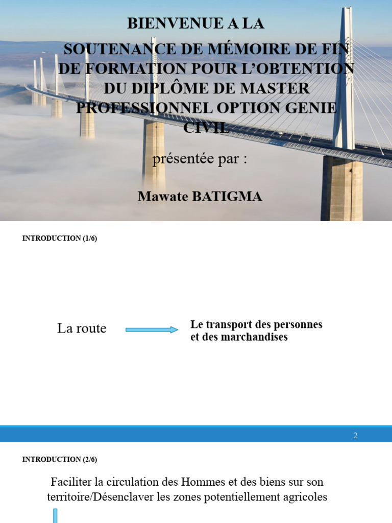 Mémoire Powerpoint Sakina | PDF