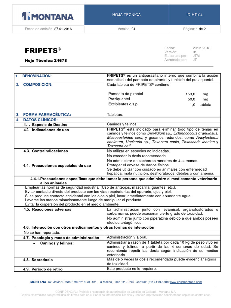 HT Fripets | PDF | Medicina CLINICA | Farmacología