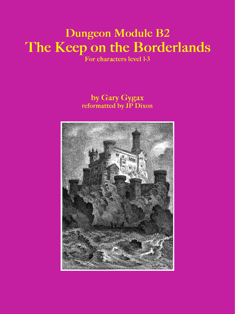 JPs Keep On The Borderlands | PDF | Shield
