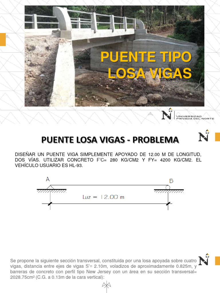 Cap - 04 - Diseño de Un Puente Vigas Losa | PDF Cap - 04 - Diseño de Un Puente Vigas Losa | PDF