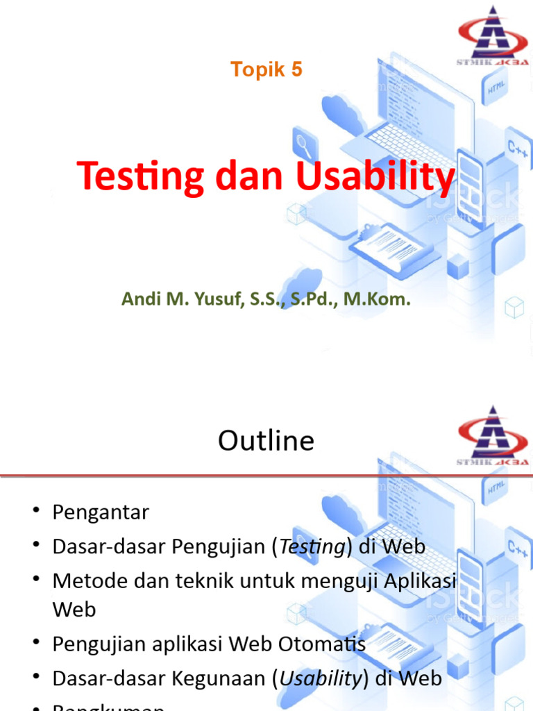 Pengujian dan Usability Aplikasi Web | PDF