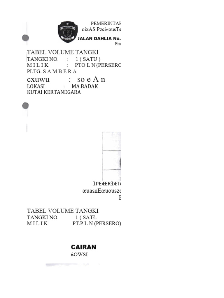 Tangki 1 SBR012-1 | PDF