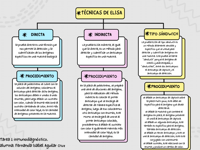 Mapa Conceptual, Tecnicas de ELISA | PDF