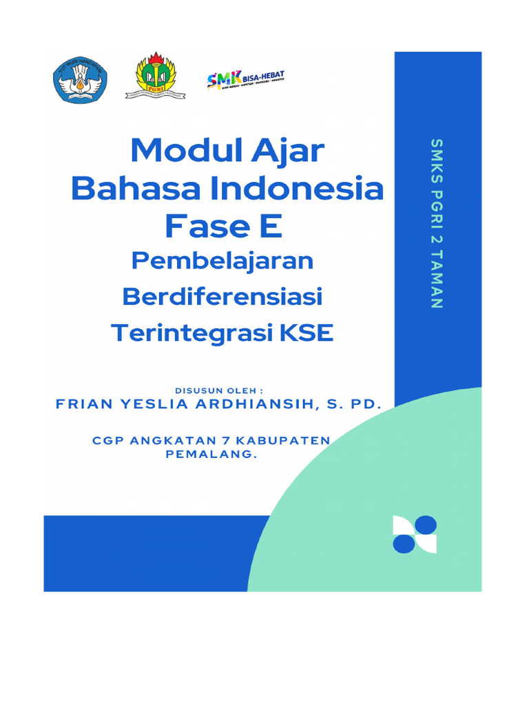 RPP (Modul Ajar) - Diferensiasi KSE - Frian Yeslia | PDF