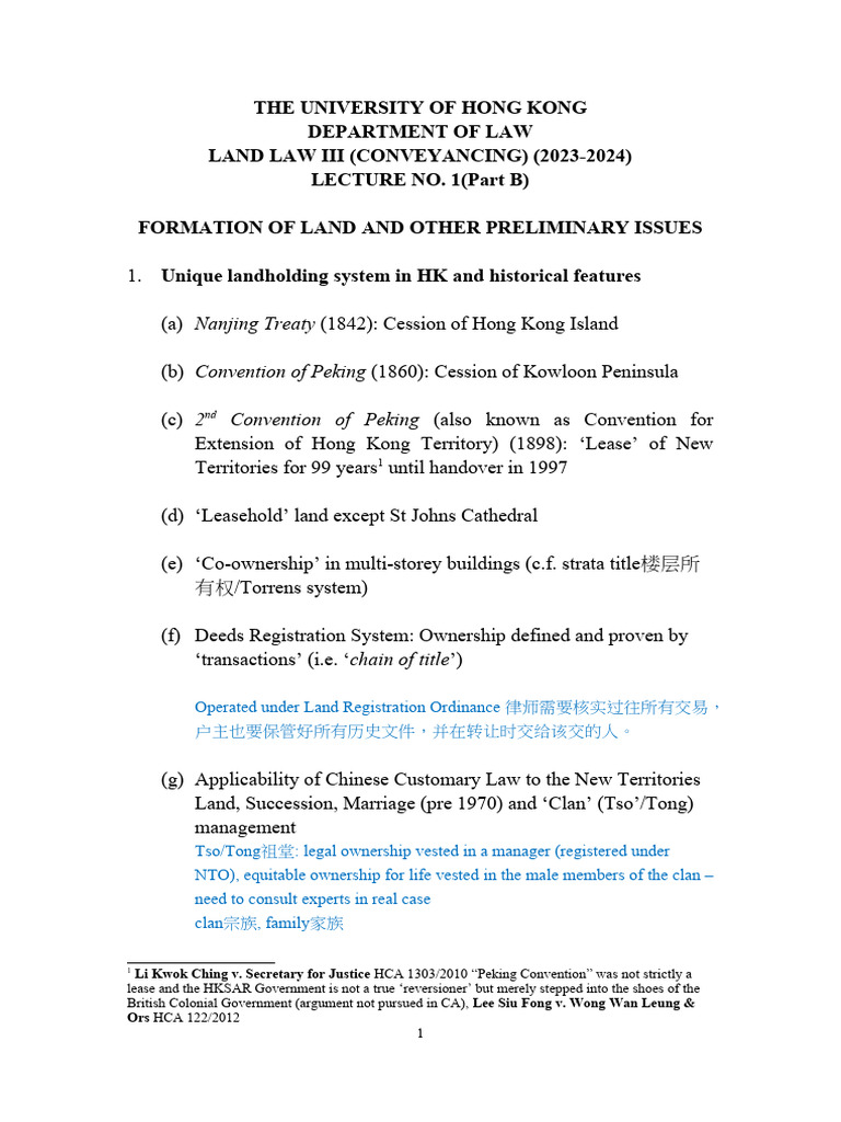 Lecture 1b Outline Pdf Natural Resources Law Law And Economics
