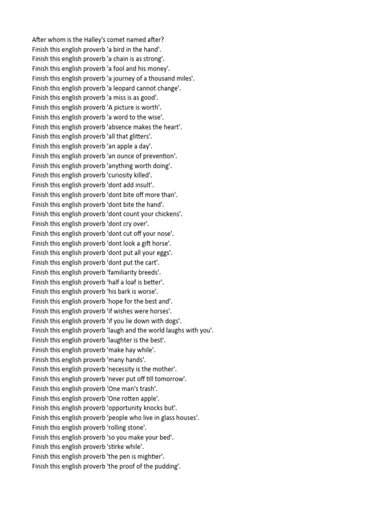 Student Companion Questions-101 | PDF | Proverb