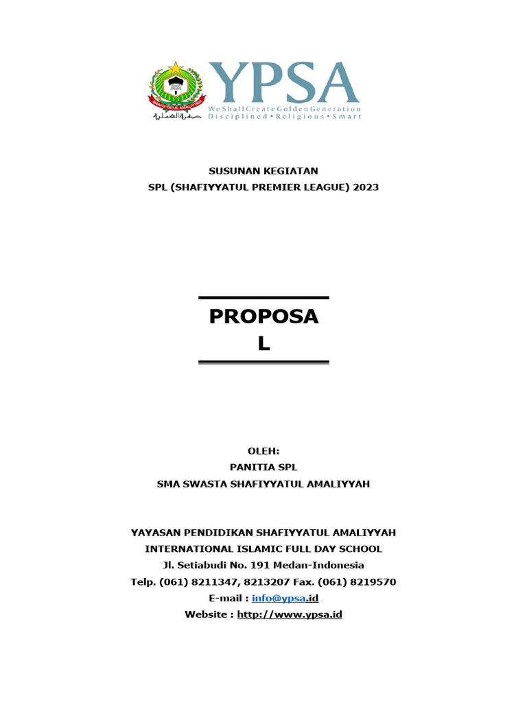 Proposal SPL 2023 | PDF