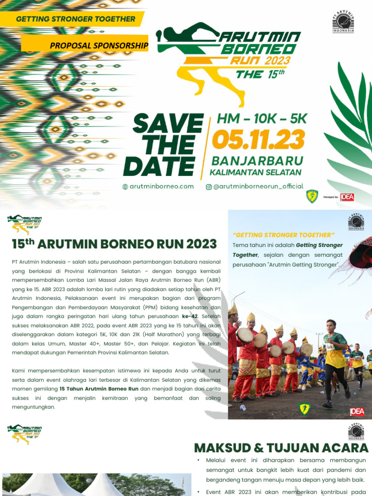 Arutmin Borneo Run 2023 | PDF