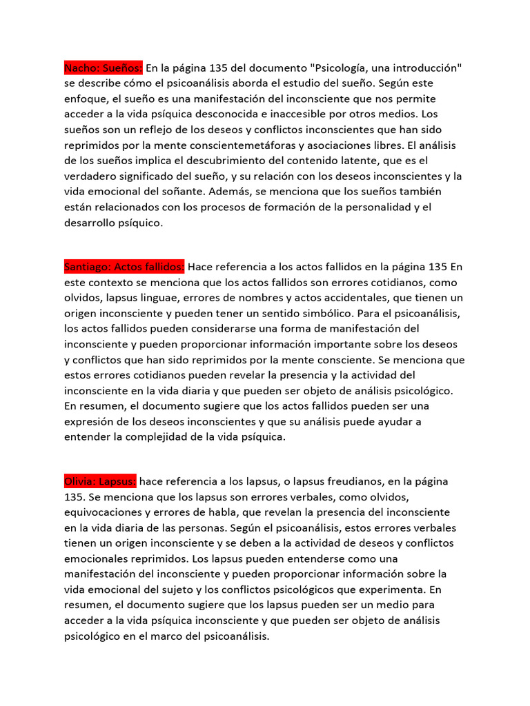 Documento 35 | PDF | Psicoanálisis | Mente inconsciente