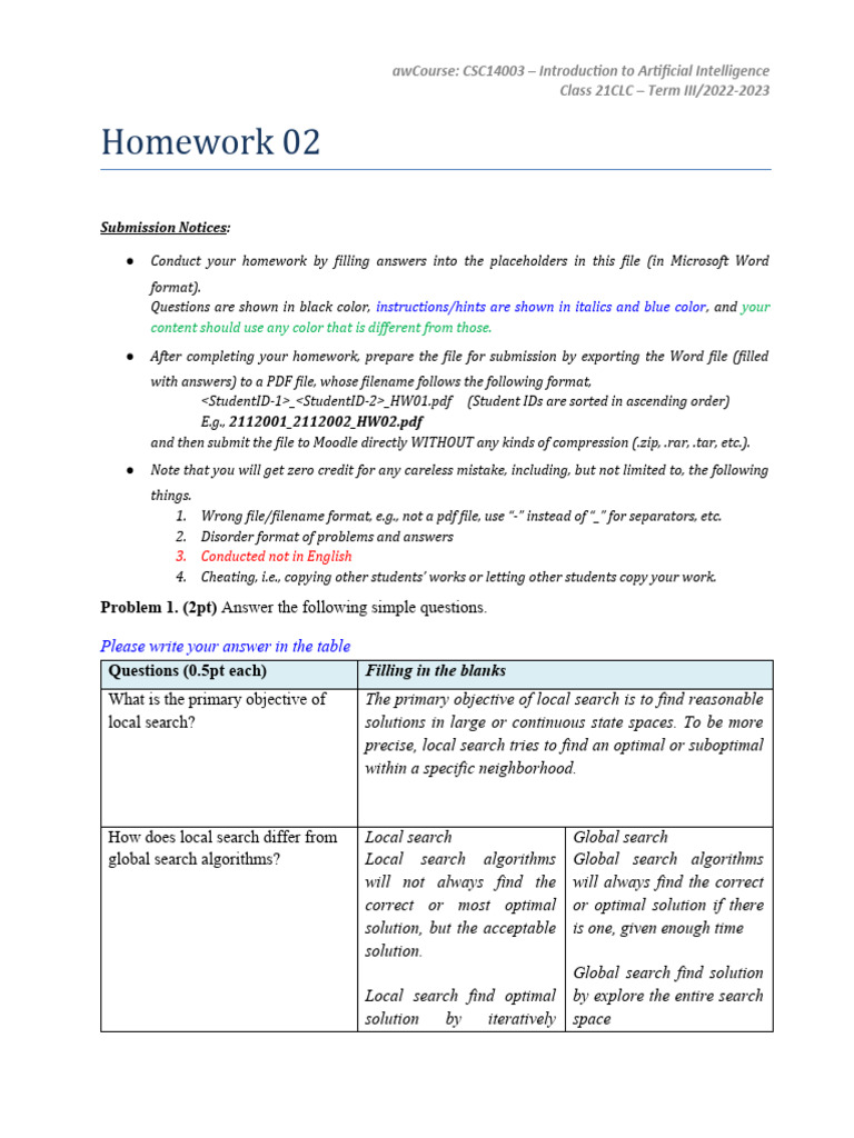 HW02 | PDF | Teaching Methods & Materials