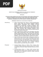 Contoh Draf - 2025 - Perdes Apb Desa | PDF