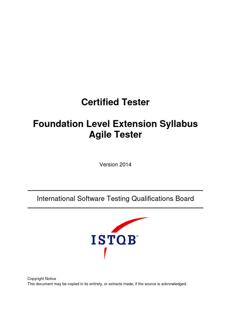 ISTQB-CTFL-AT Syllabus v1.0 | PDF