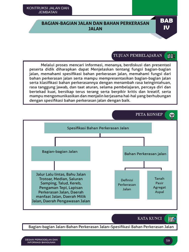 Bagian-Bagian Jalan Dan Bahan Perkerasannya | PDF