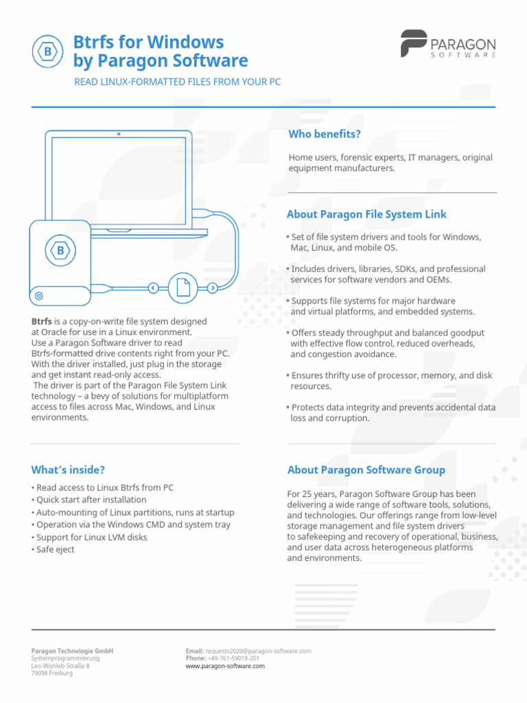 Btrfs Access for Windows Users | PDF | File System | Computer File