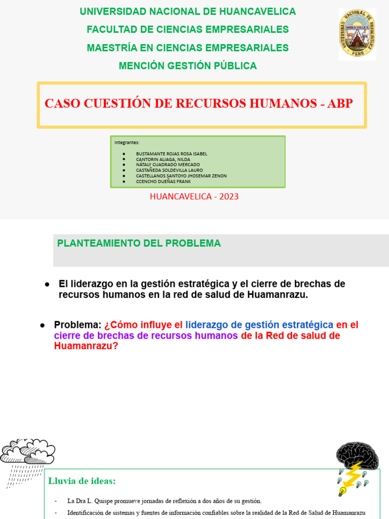 Caso Cuestión de Recursos Humano - Apb | PDF | Gestión de recursos ...