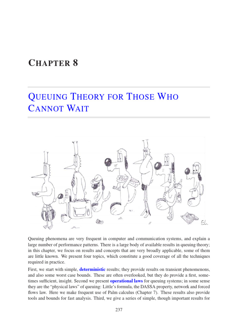 Chapter8 QueuingTheory | PDF | Applied Mathematics | Mathematics