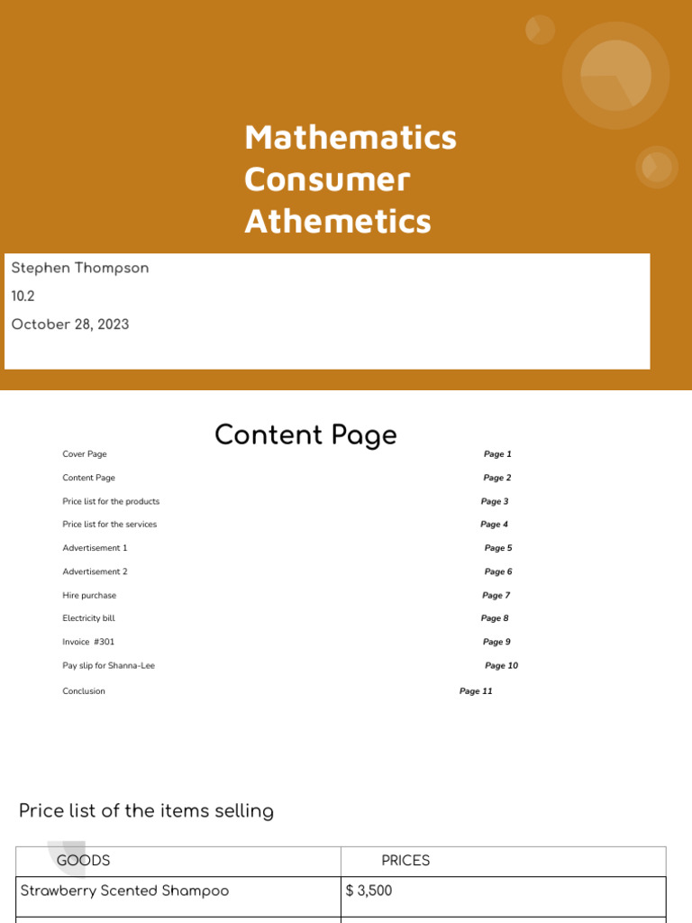 Consumer Arithmetic Desean Rochester Pdf Money Business