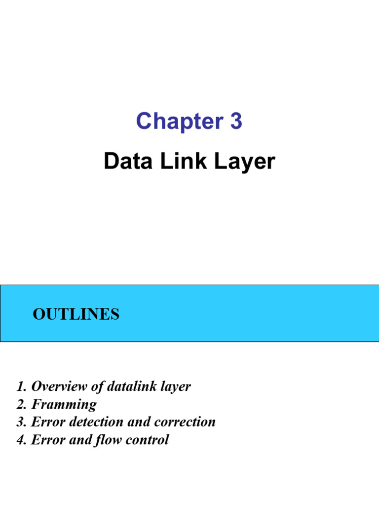 Chapter 3 Pdf Error Detection And Correction Information And Communications Technology