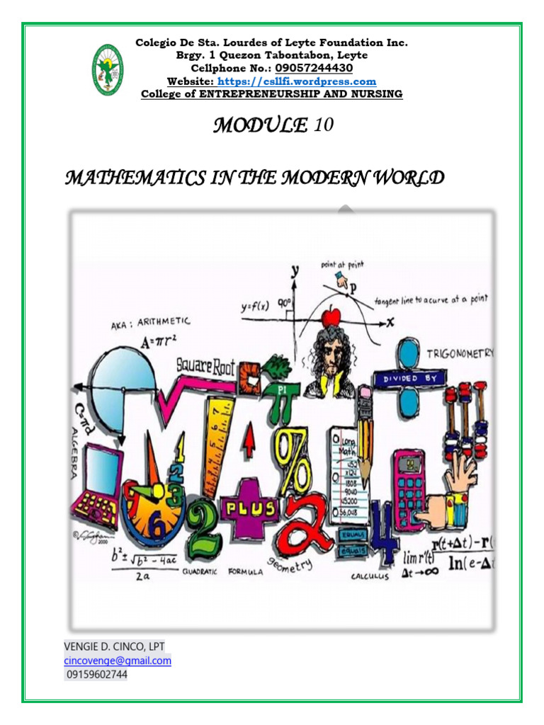MATH 11 MODULE 10 Measures of Central Tendency Grouped Data | PDF | Mean