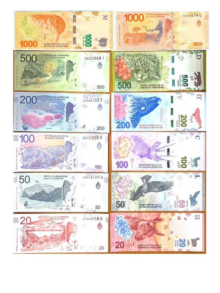 Billetes de Curso Legal | PDF