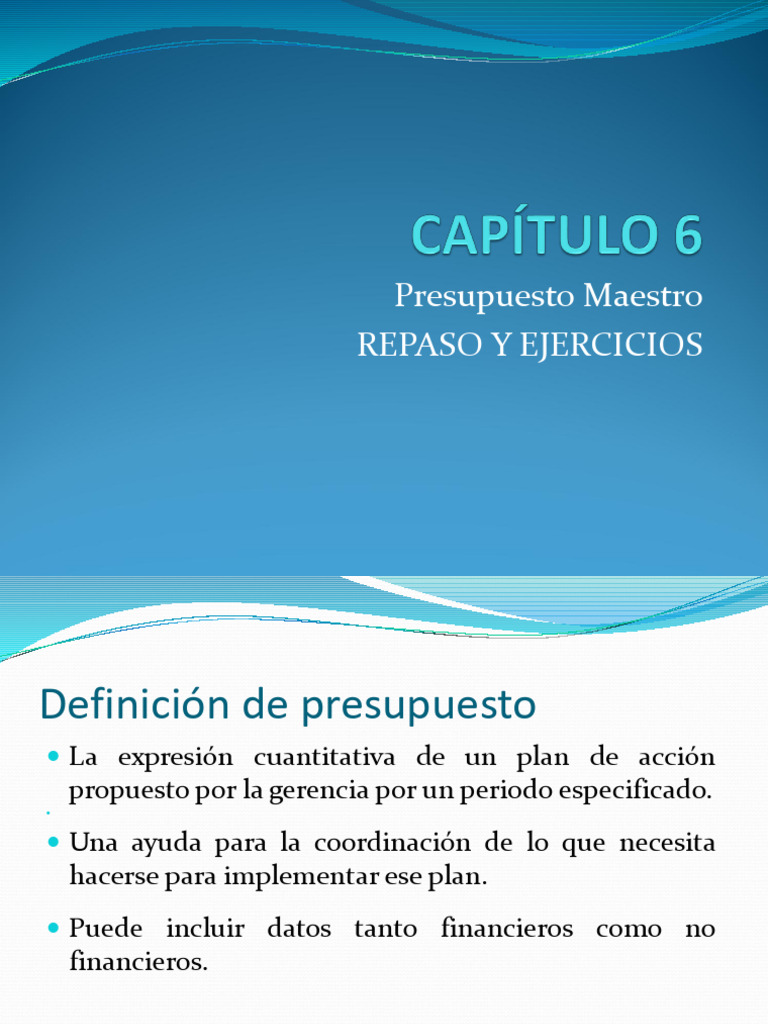 Ejercicios Capitulo 6 Desarrollado | PDF