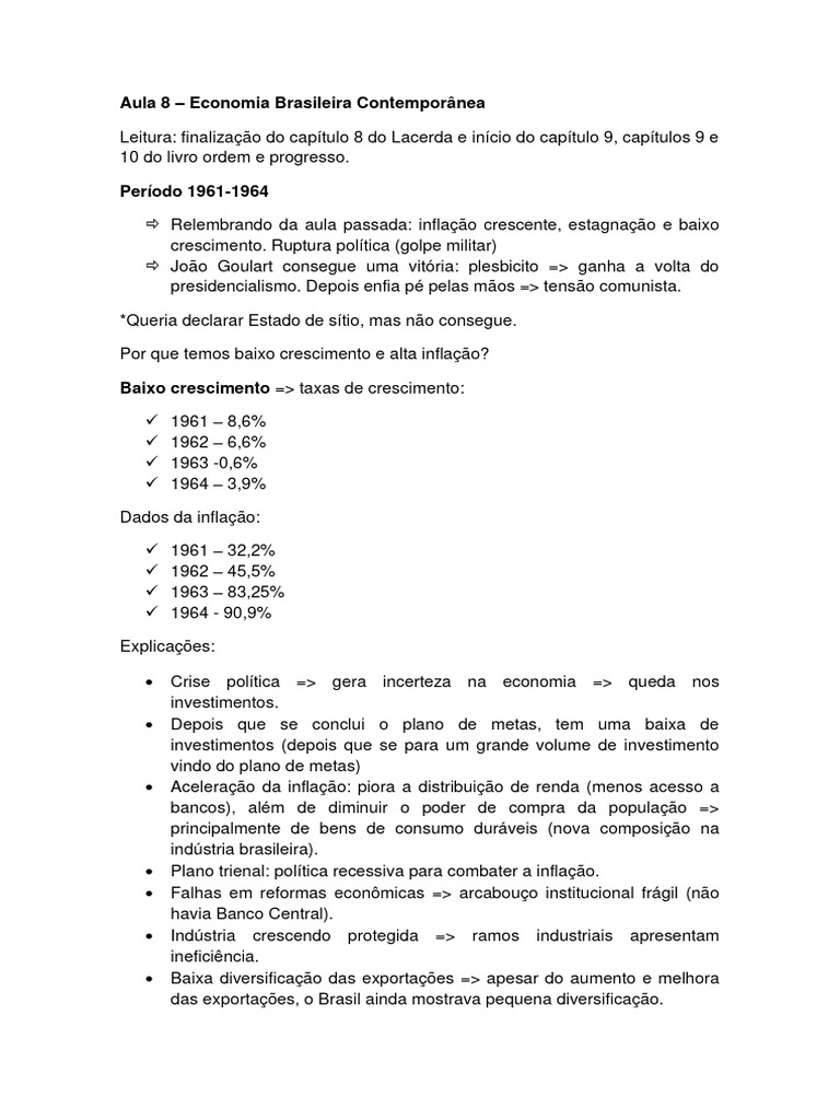 Aula 8 | PDF