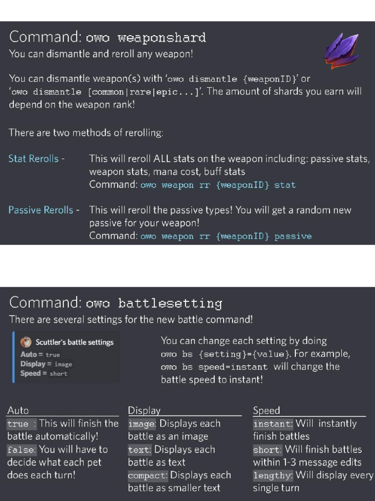 OWO - Instructions For Playing | PDF