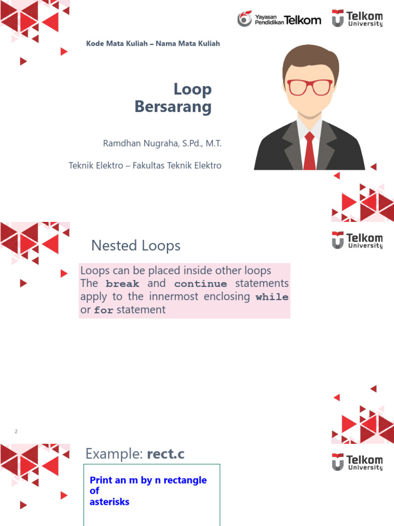 Bab 5 Loop Bersarang - Compressed | PDF | Information Technology | Software