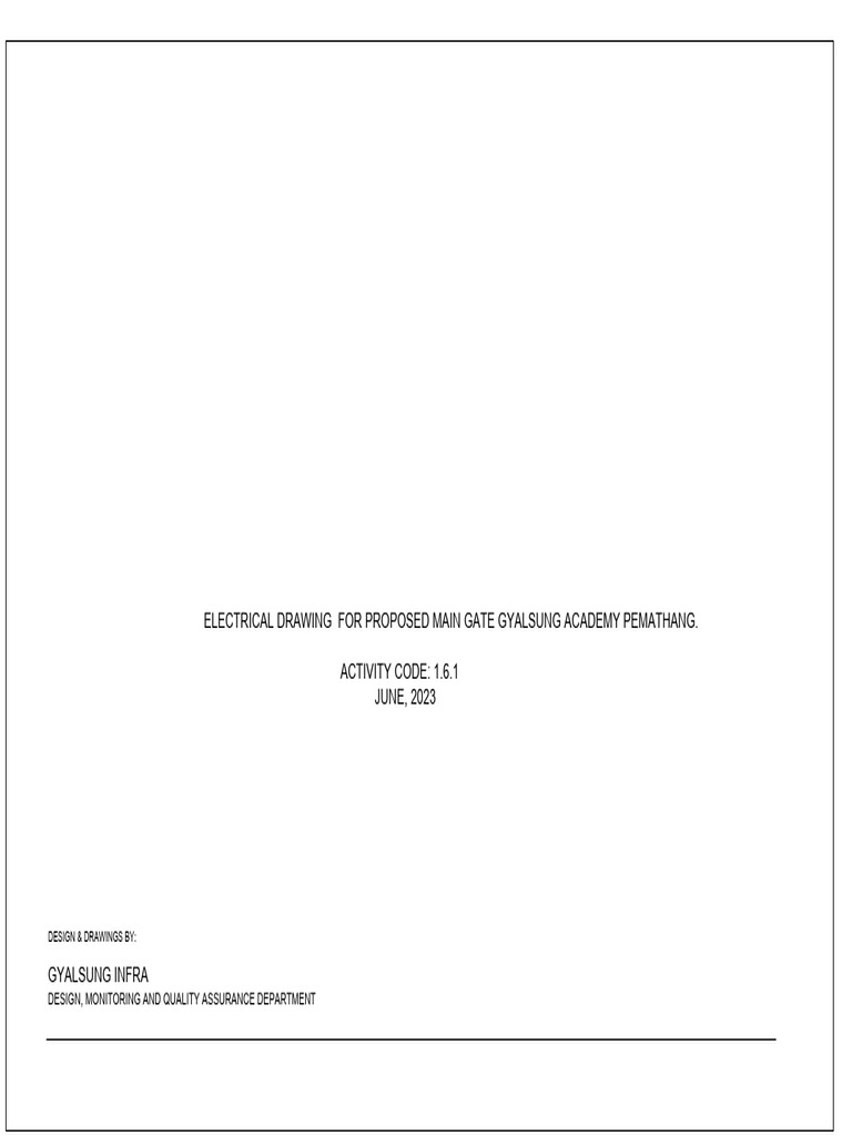 Gateway - Electrical DWG | PDF | Power Supply | Alternating Current