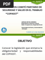Capacitacion Copasst PDF | PDF | Seguridad y salud ocupacional | Gobierno