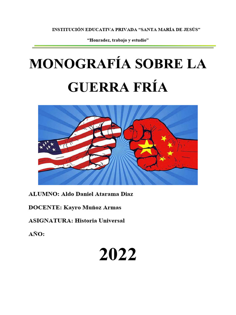 Monografía De La Guerra Fría Pdf