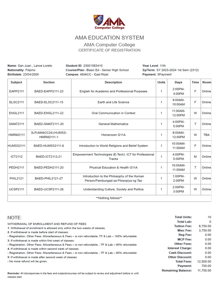 Spreadsheet Example | PDF