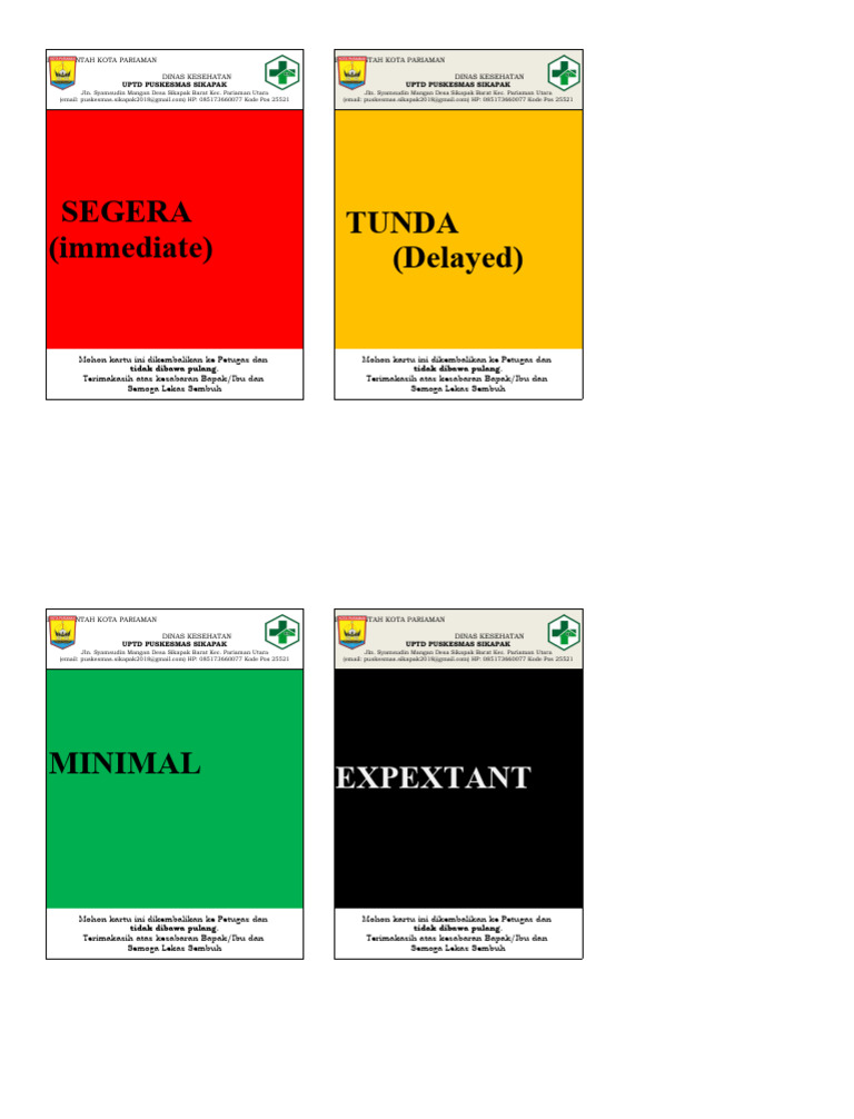 Kartu Triase 2 | PDF