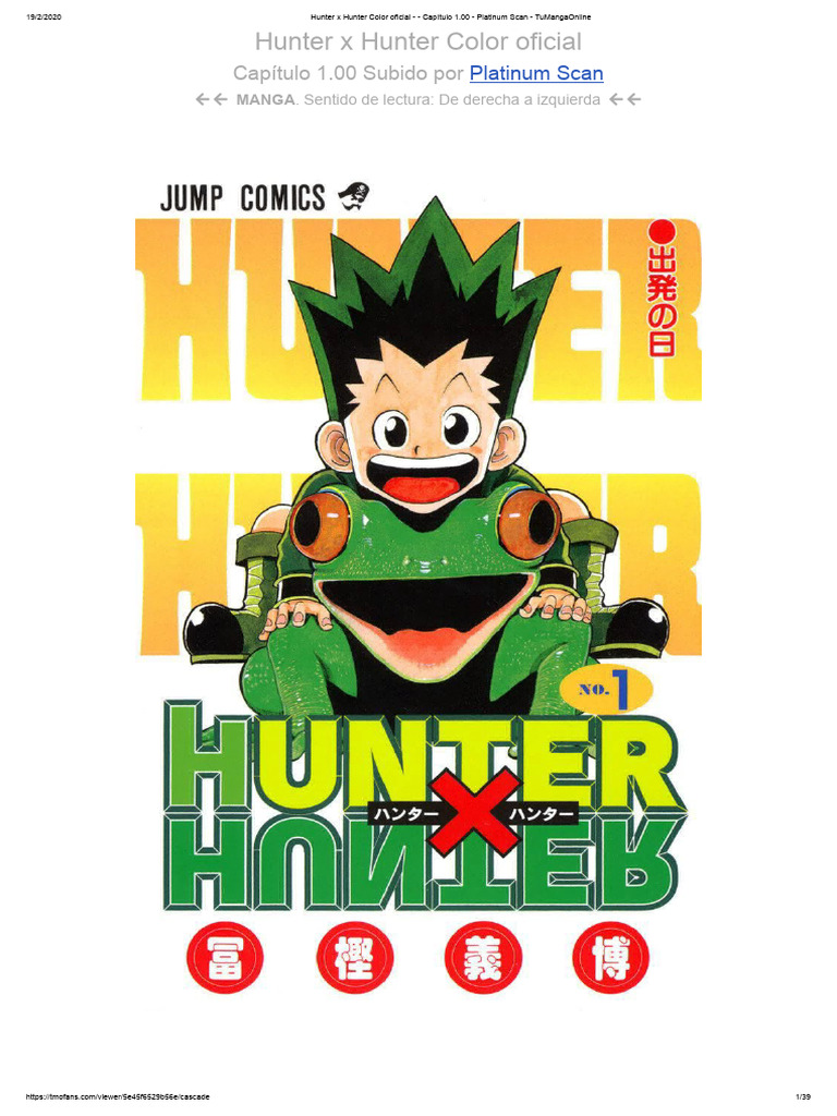 Hunter X Hunter Color Oficial - Capítulo 1.00 - Platinum Scan ...