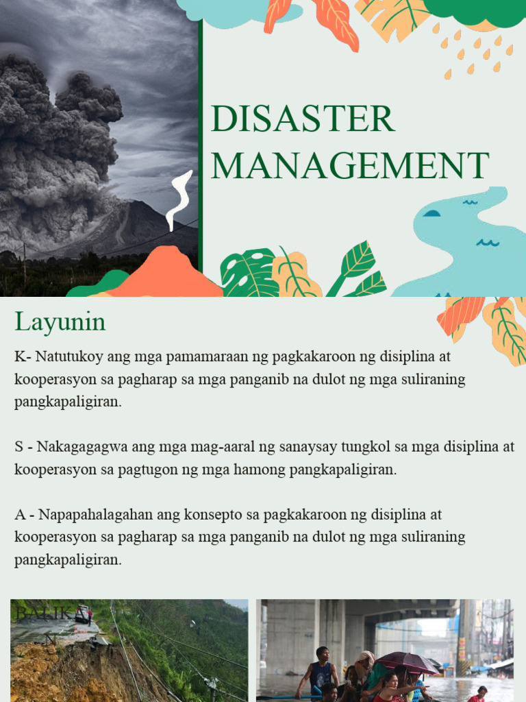 Modyul 6 Disaster Management | PDF